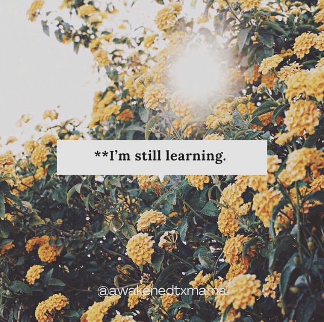 **I’m still learning – Awake to Grace